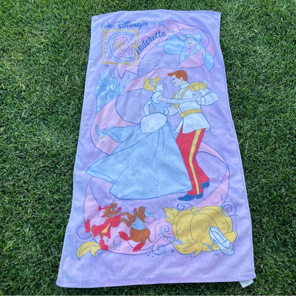 Disney | Bath | Vintage Disney Cinderella Beach Pool Towel | Poshmark